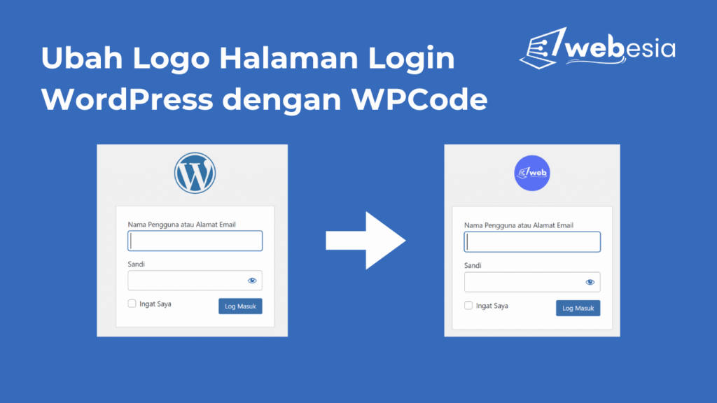 Cara Mengganti Logo Halaman Login WordPress - WebEsia